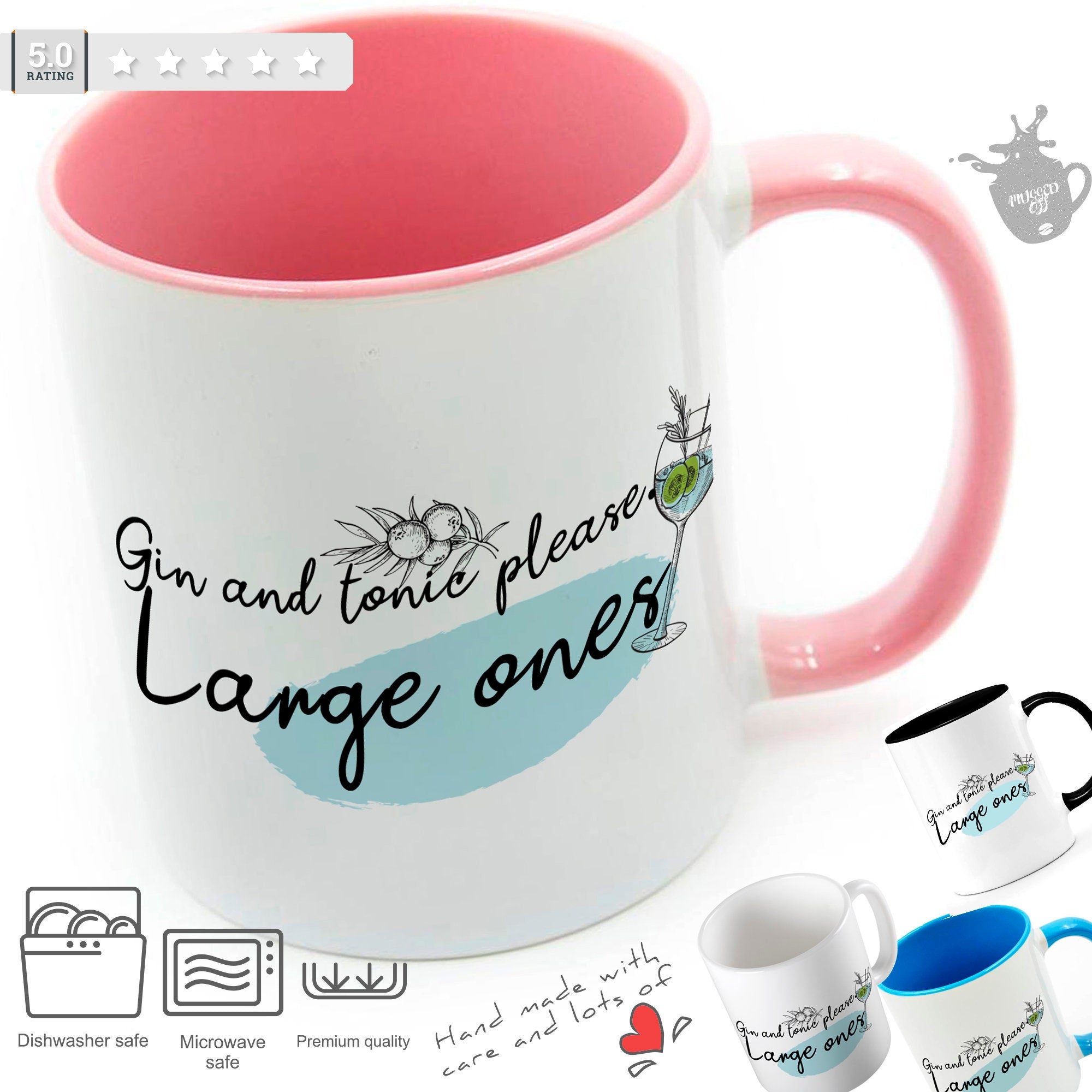 Gin & Tonic Funny Mug Ideal Birthday Gift For Gin Lovers – Mugged-Off